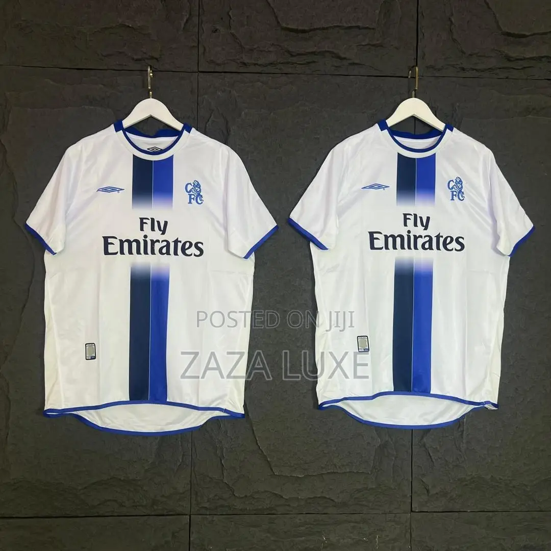 White Chelsea Retro Jersey in Lagos Island (Eko) - Clothing, Zaza Luxe ...