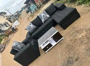 L Shape Chairs With Locally Made Center Table in Ajah - Furniture ...