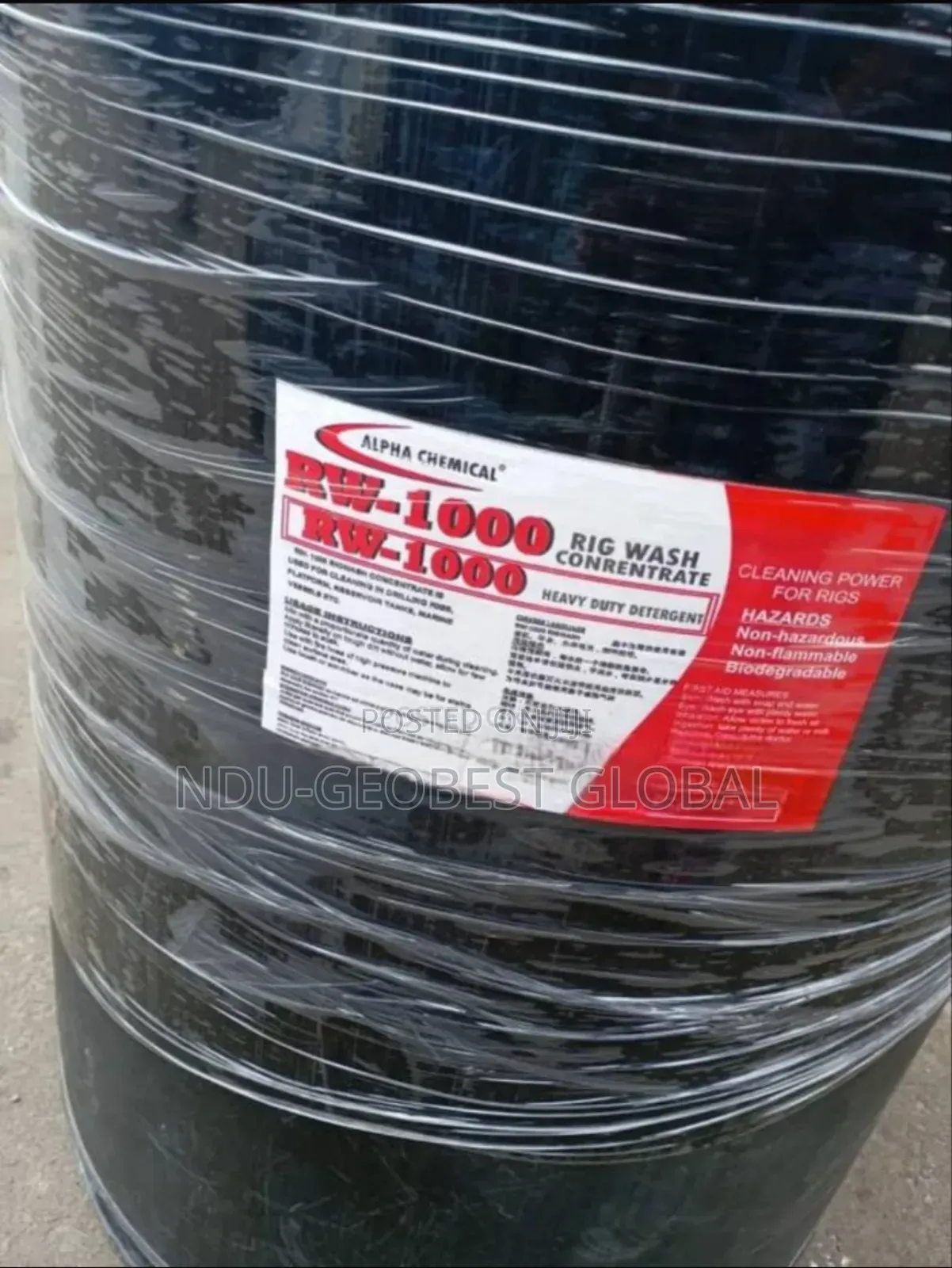 Alpha Chemical Rw-1000 Rig Wash Concentrate in Port-Harcourt - Hand ...