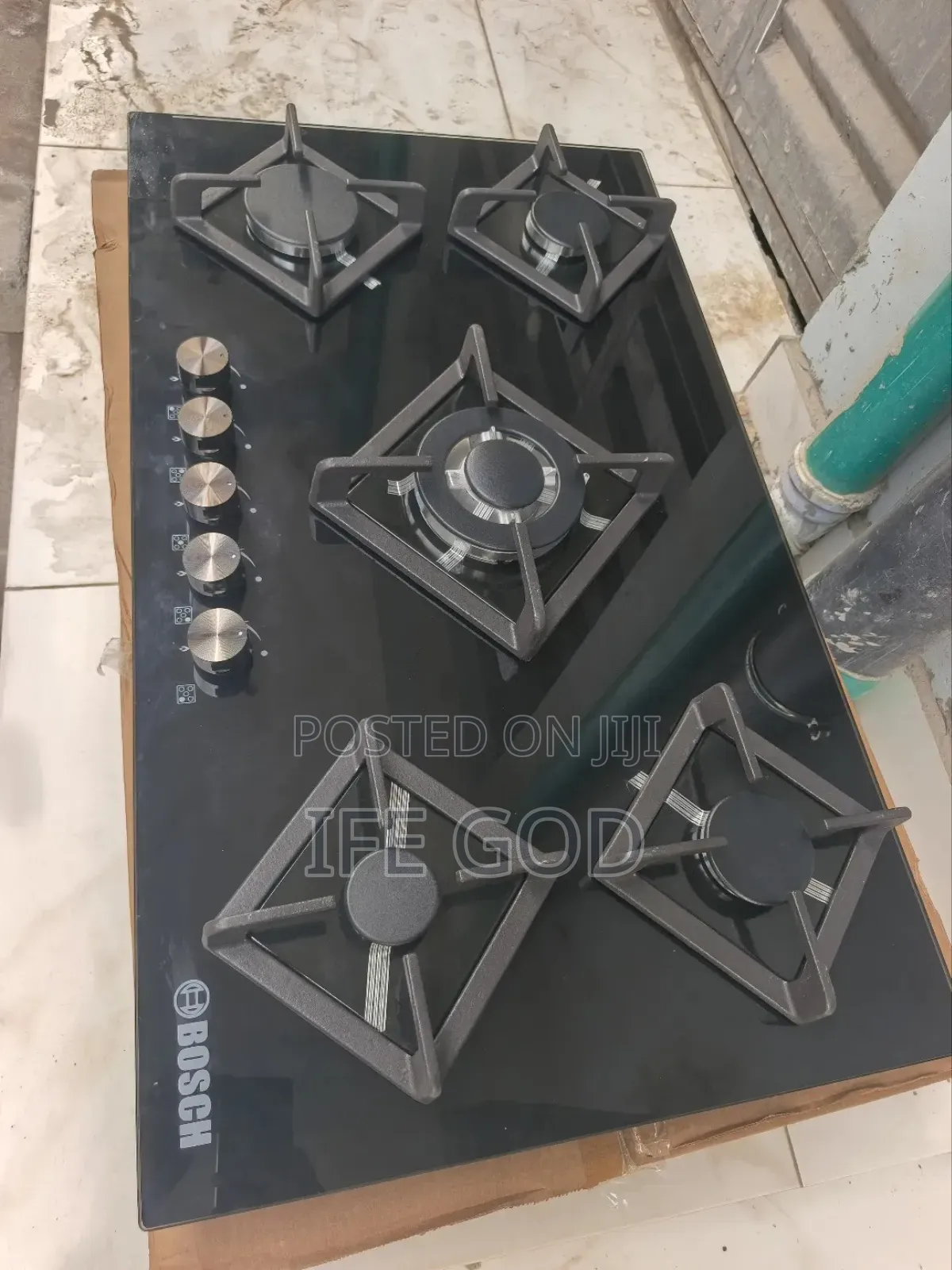 Original 90cm Bosch Built-in 5 Burners Gas Cooker Hob Automatic Copper ...