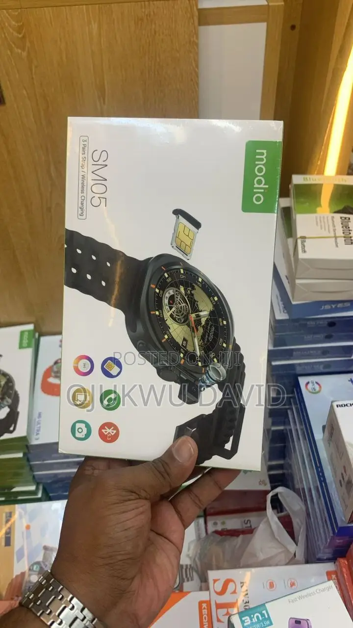 Modio Sim Card Smart Watch in Ikeja - Smart Watches, Ojukwu David | Jiji.ng