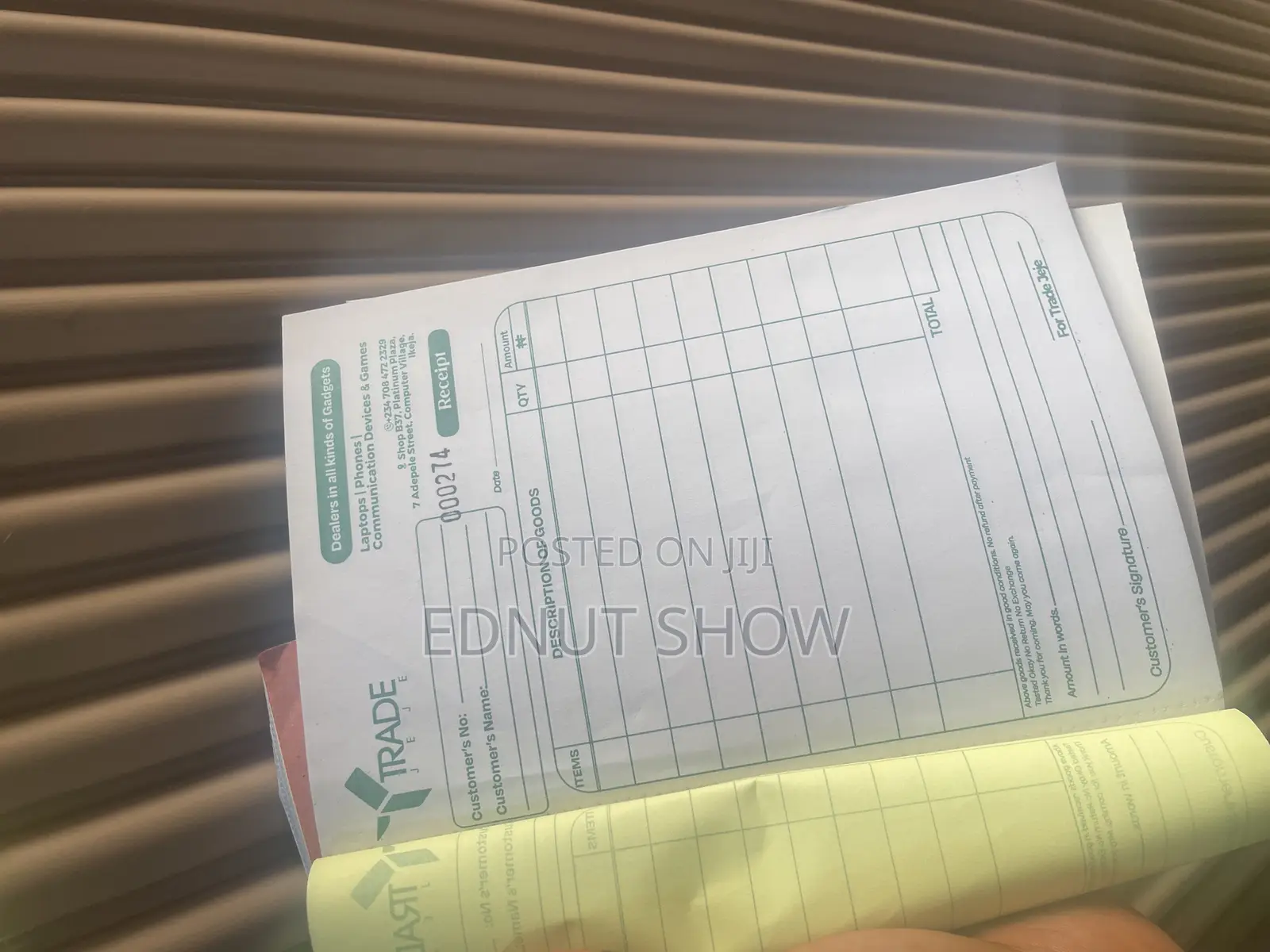 Receipt Booklets in Abule Egba - Printing Services, Ednut Show | Jiji.ng