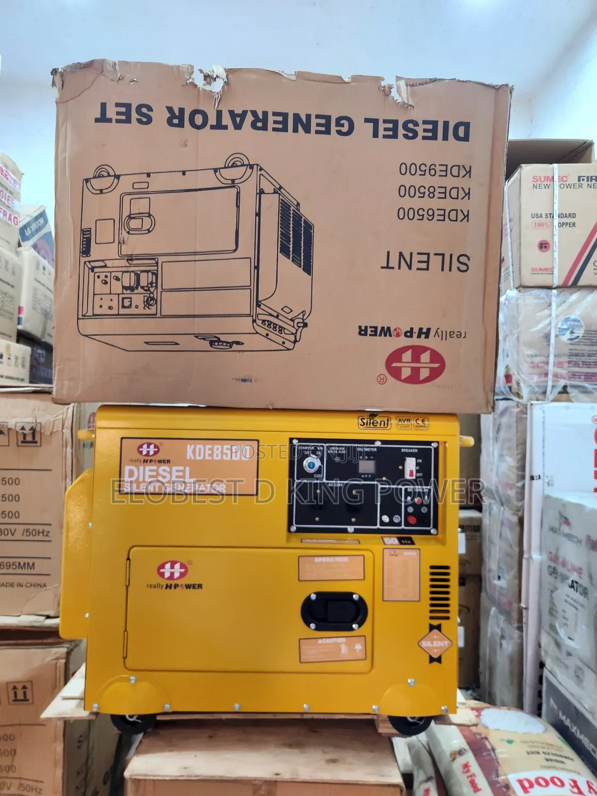 10kva Diesel Generator Kde8500 Hp Power 100% Pure Copper Coil for sale ...
