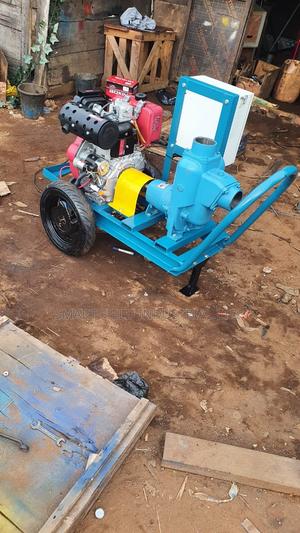 Bolton Diesel Water Pump 3”Inche Inlet and Outlet Coupled With Engine ...