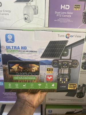 V380 Tri Lense PTZ Solar Camera for sale - Nextgen Tech Price: ₦ 85,000 ...