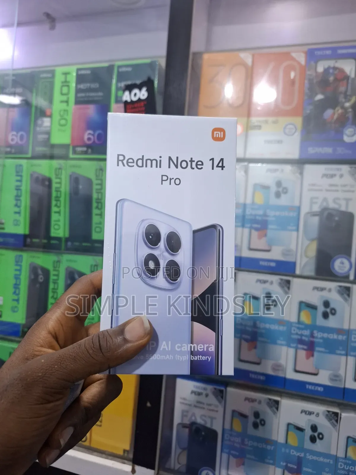 New Xiaomi Redmi Note 14 Pro 256 GB Black in Onitsha - Mobile Phones, Simple Kindsley | Jiji.ng