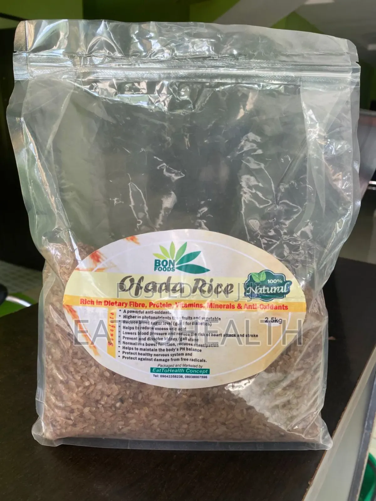 Stoneless Ofada Rice 2.5kg in Abule Egba - Food & Beverages ...