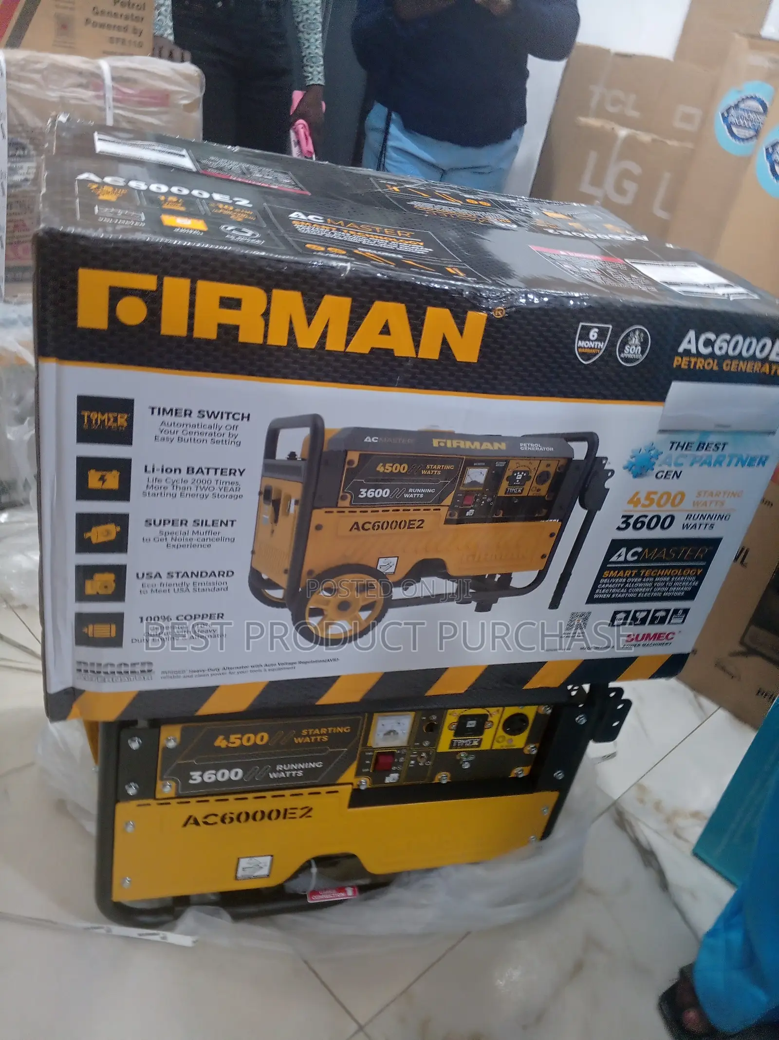 Original Firman Ac6000e2 Petrol Generator 3.5kva – New Stock for sale ...