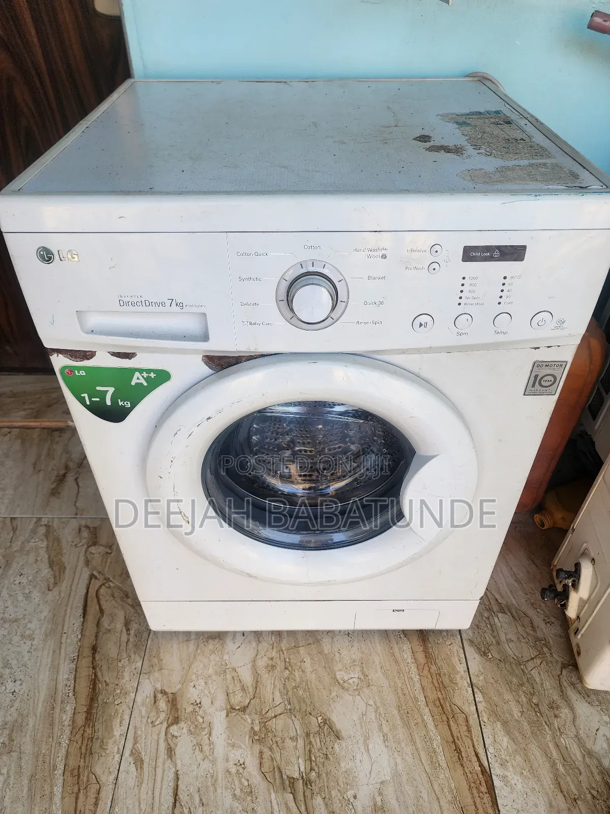 Lg 7kg Front Loader Washing Machine in Lugbe District - Home Appliances ...