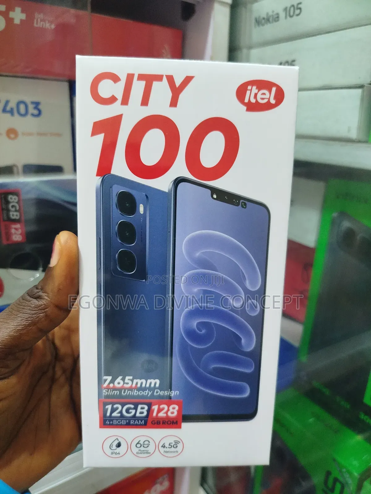 New Itel City 100 128 GB Blue in Ikeja - Mobile Phones, Egonwa Divine ...