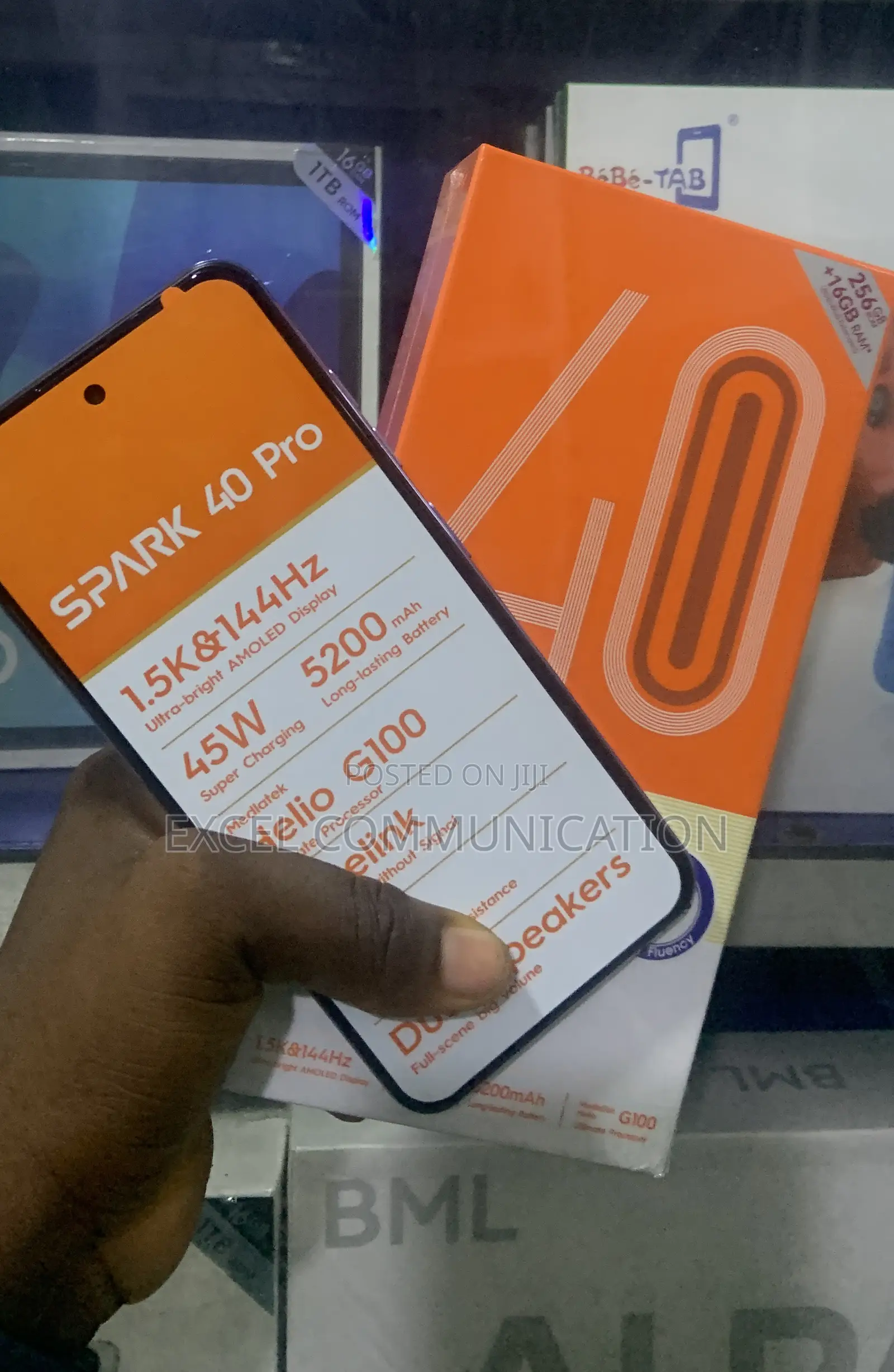New Tecno Spark 40 Pro 256 GB Blue in Ikeja - Mobile Phones, Excel ...