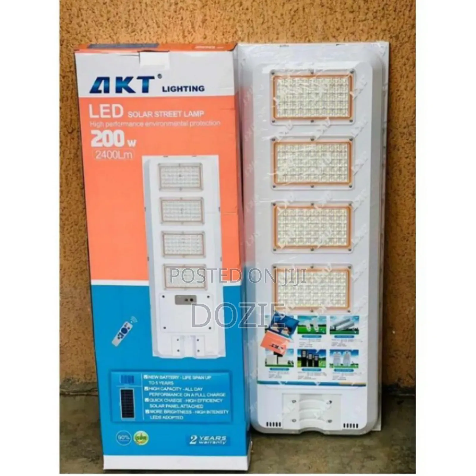 Akt 200w Solar Street Light in Ojo - Lighting, Dozie Samuel | Jiji.ng
