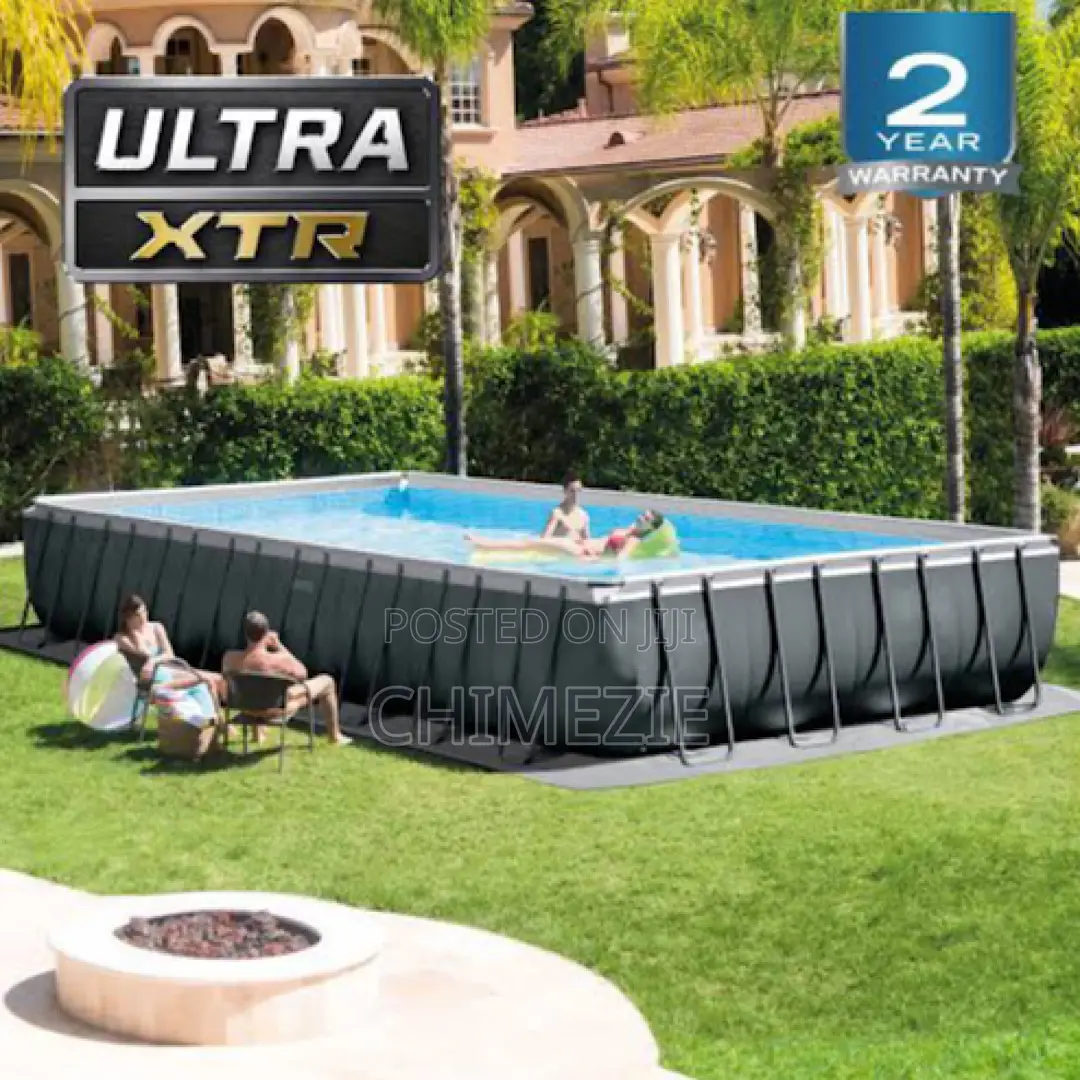 Intex Ultra XTR Frame Above-Ground Swimming Pool 32ft by 16ft by 52in ...