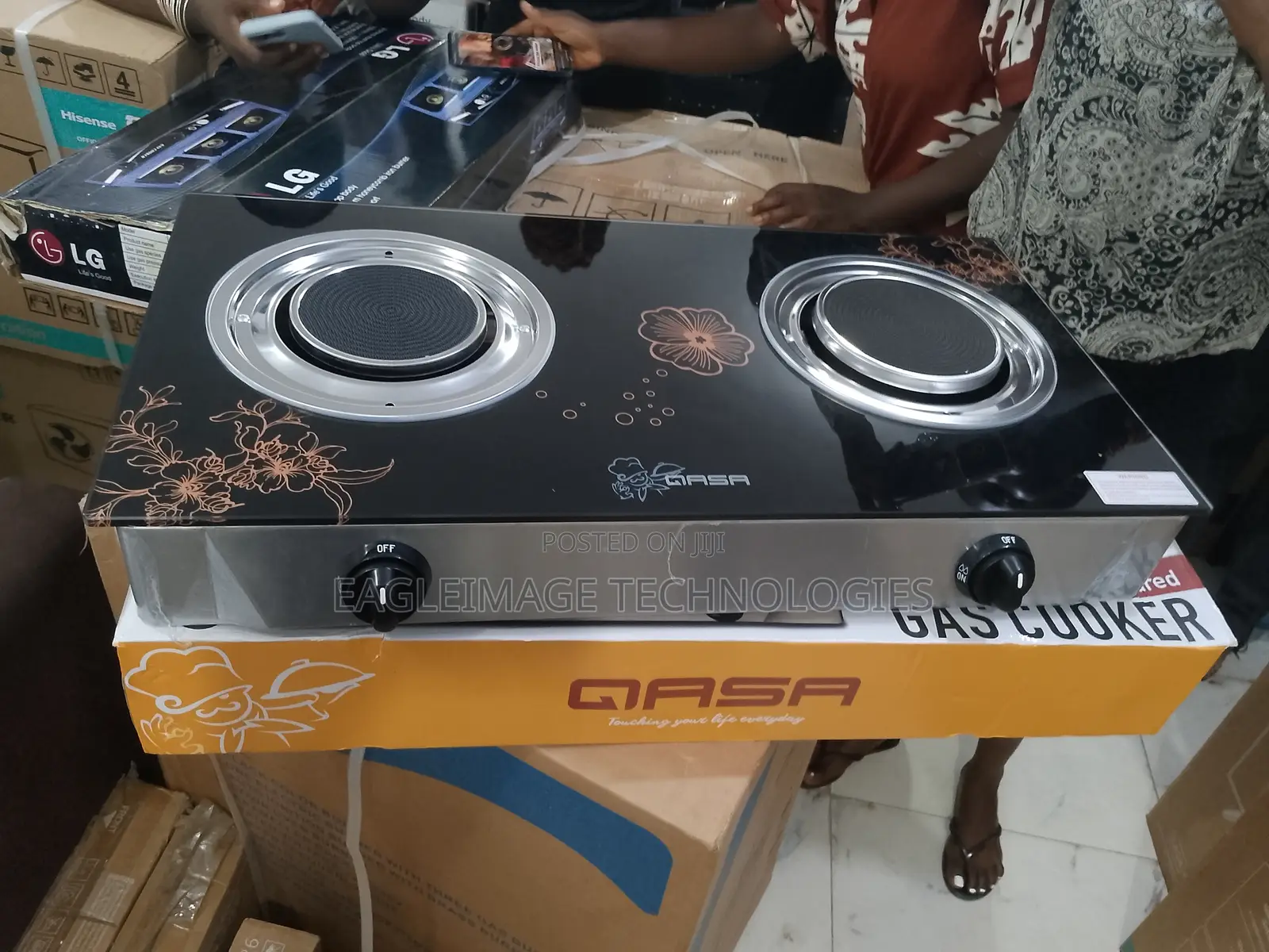 Qasa 2 Burner Gas Cooker – Strong Iron Body (New) in Mushin - Kitchen ...
