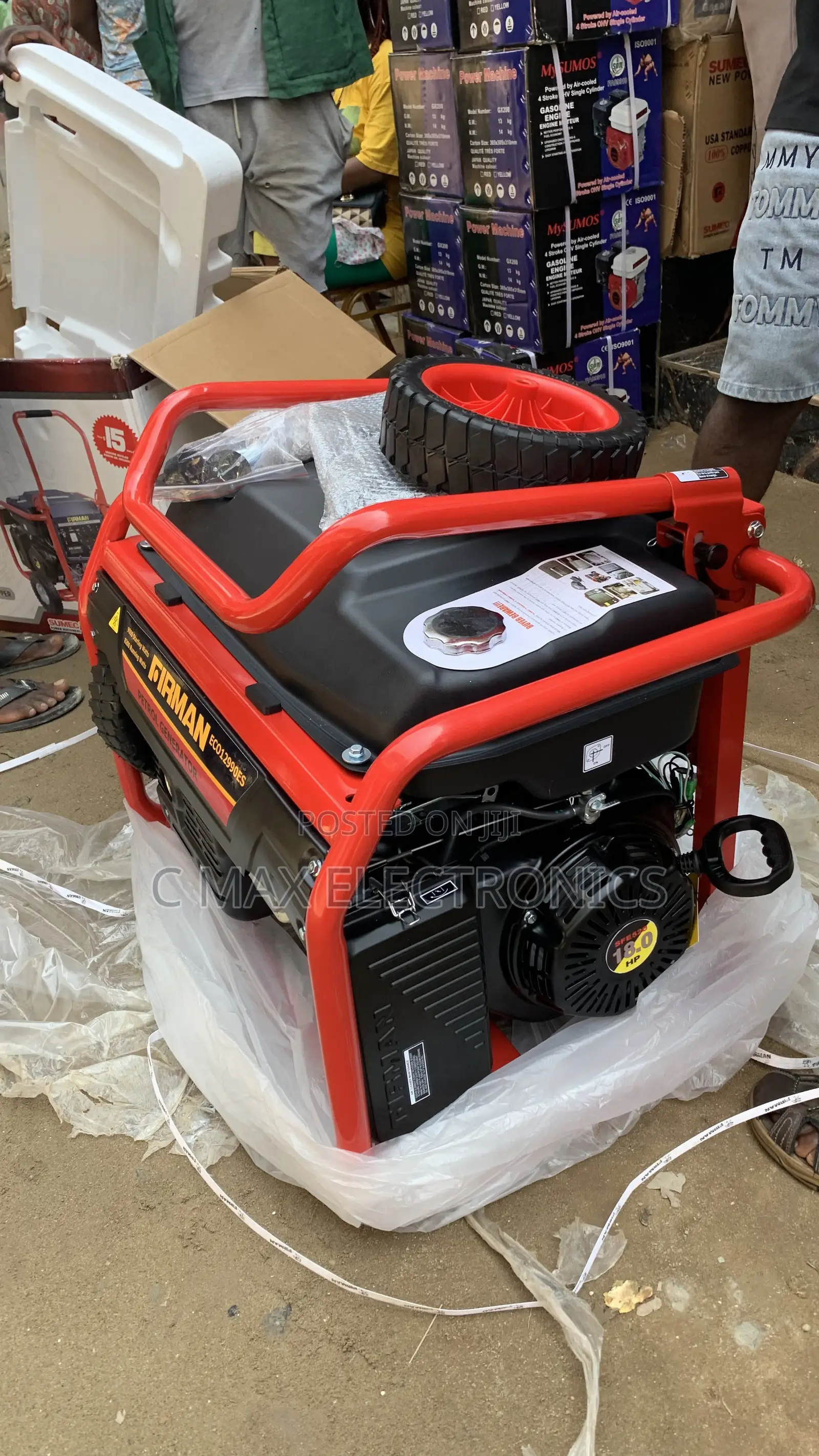Semec Firman 9kva Petrol Generator 100% Copper Wire for sale - C MAX ...