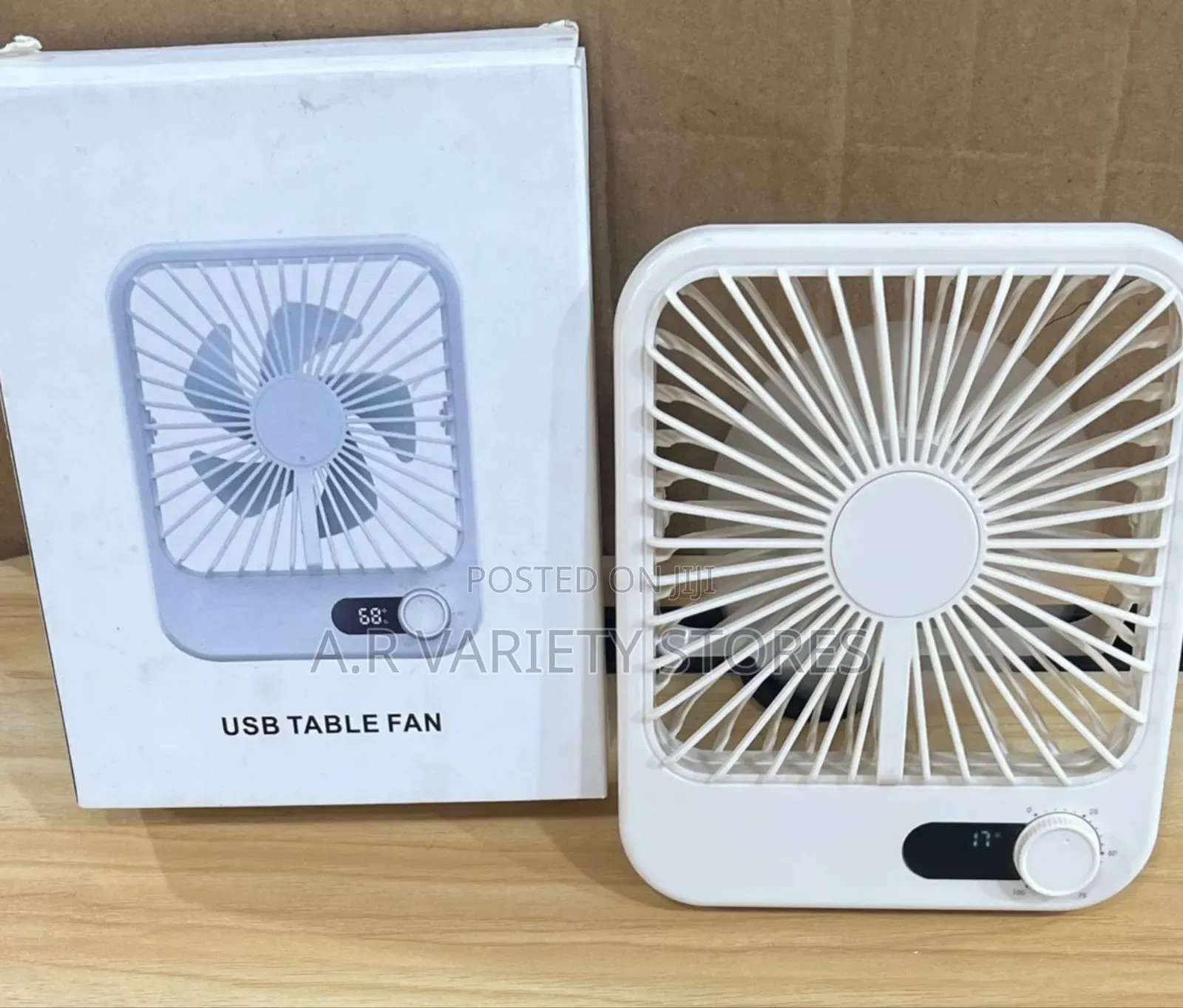 Rechargeable Table Top Digital Fan for sale - A.R Variety Stores Price ...