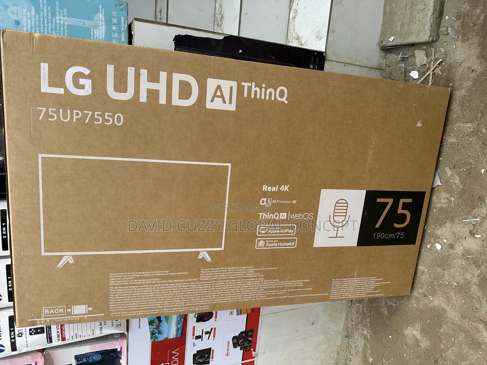 Lg 75 Inches Smart Frameless Tv in Umuahia - TV & DVD Equipment, David ...