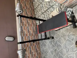 Foldable Weight Bench With 50kg Chrome Weights in Ipaja - Sports ...
