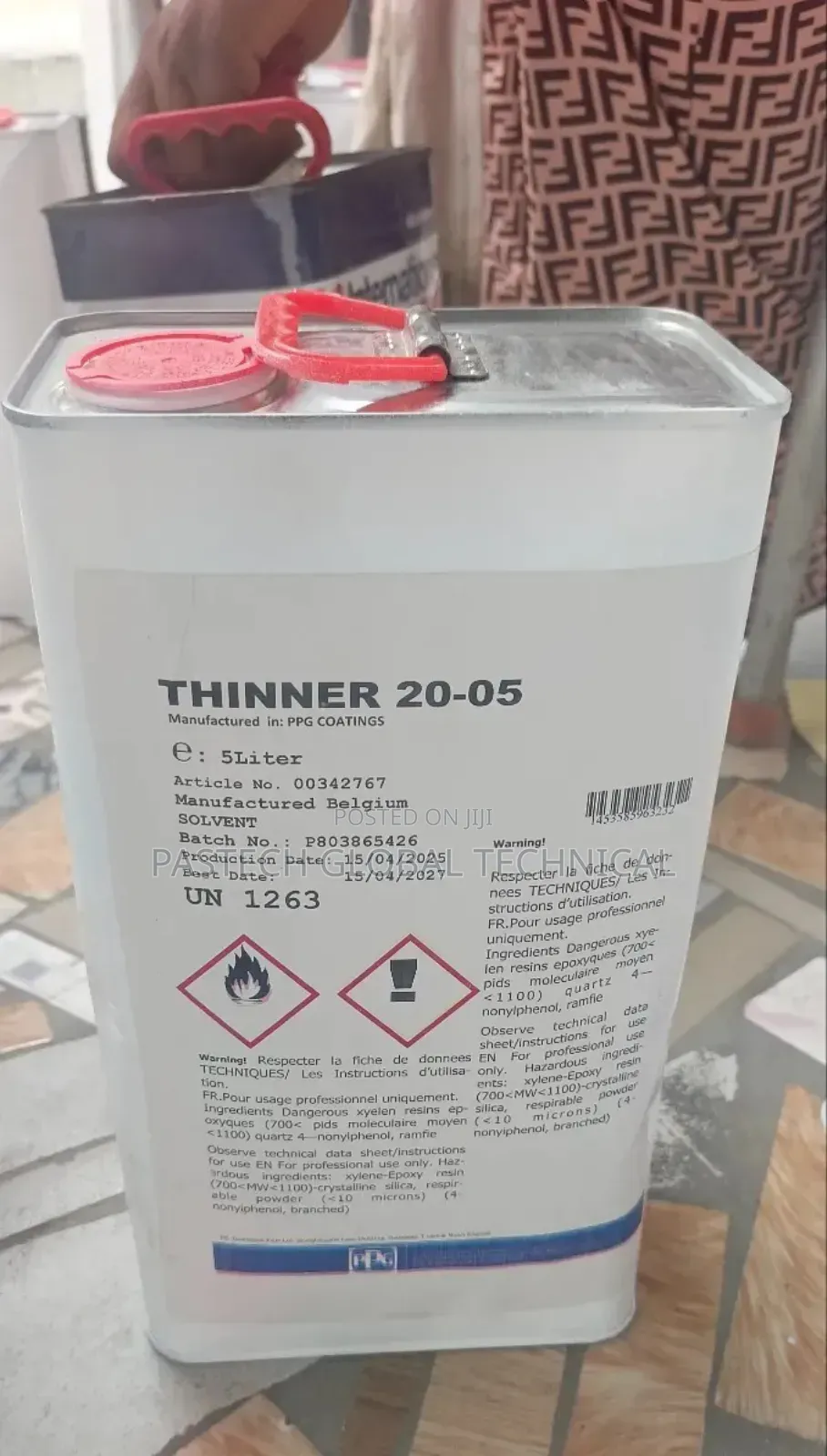 5l Sigma Thinner 20-05 for sale - PASTECH GLOBAL TECHNICAL NIG. Price ...