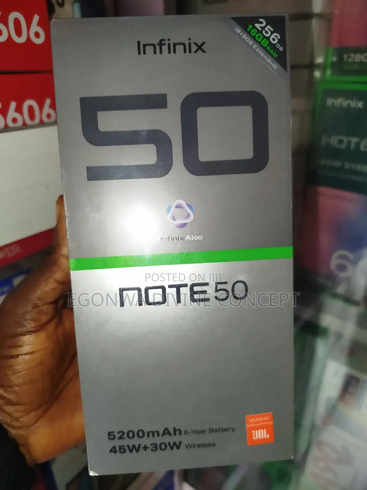 New Infinix Note 50 4G 256 GB Black in Ikeja - Mobile Phones, Egonwa ...