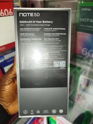 New Infinix Note 50 4G 256 GB Black in Ikeja - Mobile Phones, Egonwa ...
