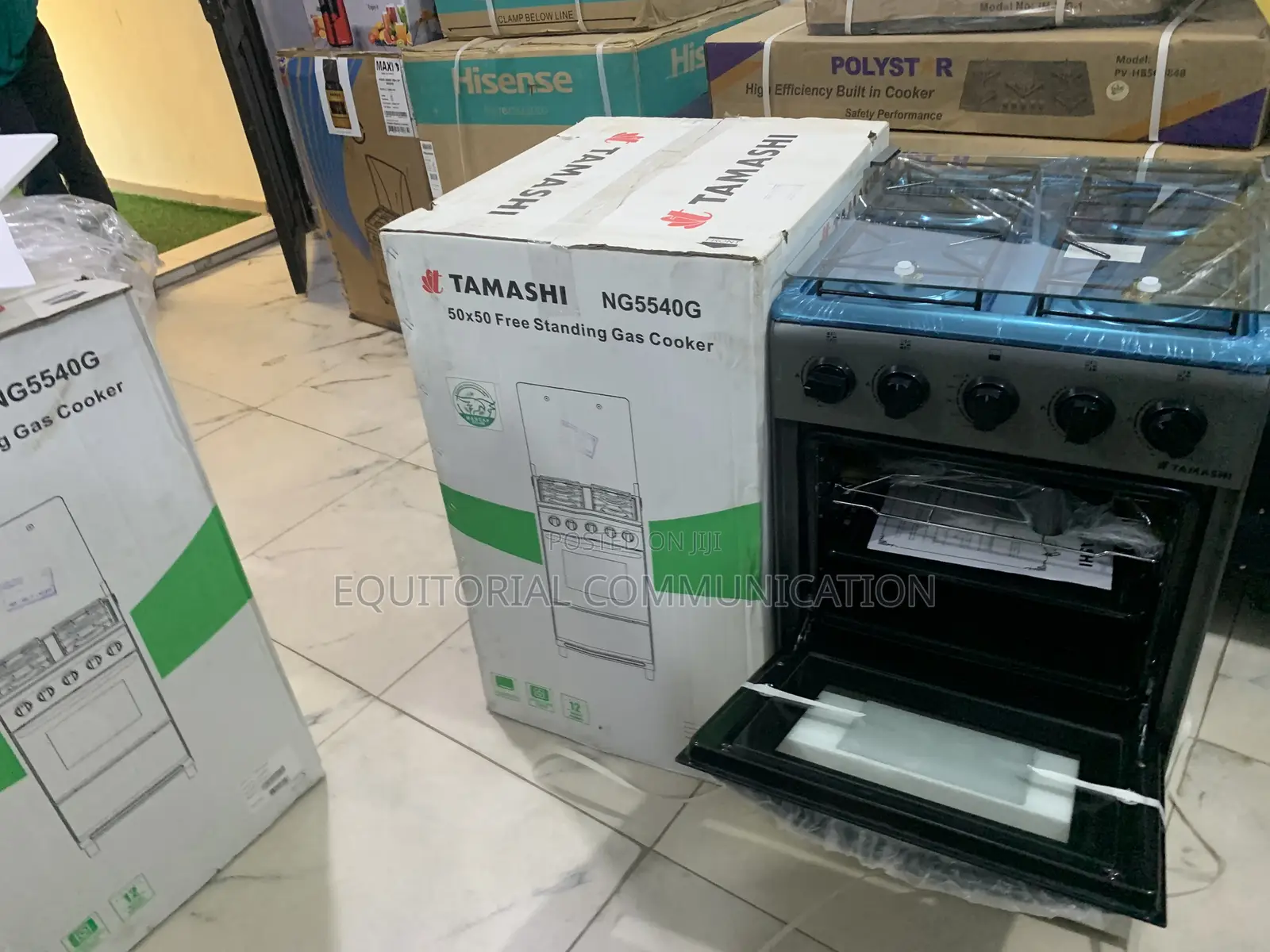 Tamashi Gas Cooker With Fast Cooking Burners for sale - EQUITORIAL ...