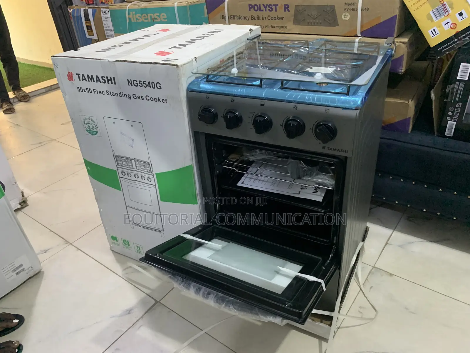 Tamashi Gas Cooker With Fast Cooking Burners for sale - EQUITORIAL ...