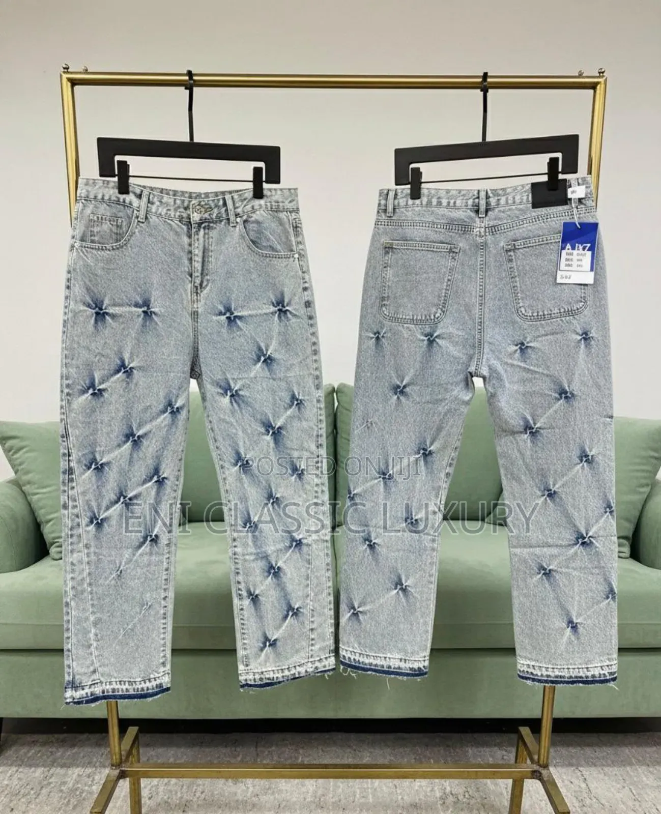 Premium Quality Luxury Men's Cargo Jeans Well Banded Package in Lagos ...
