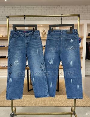 Premium Quality Luxury Men's Cargo Jeans Well Banded Package in Lagos ...