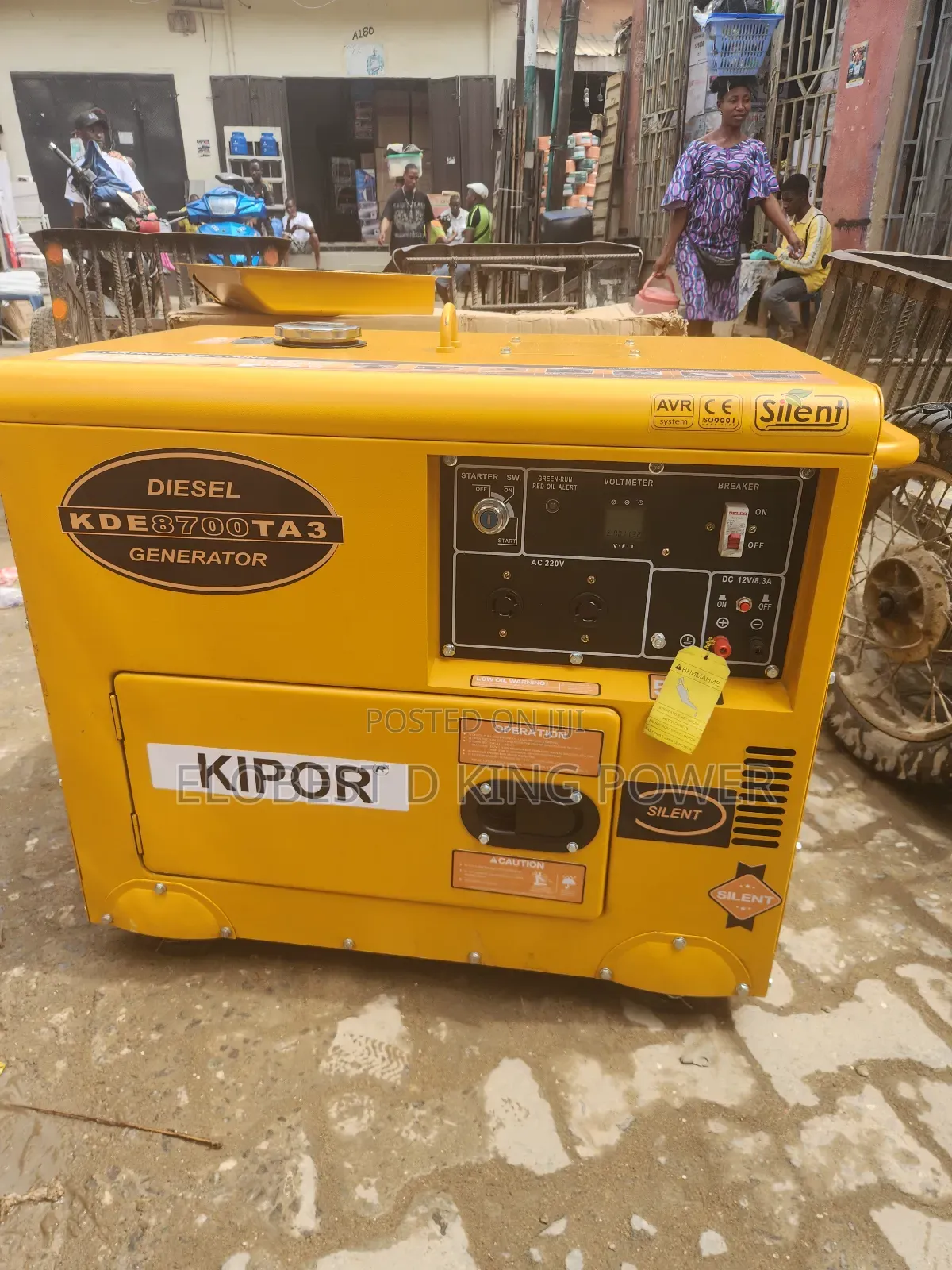 10kva Kipper Diesel Generator 100% Pure Copper Coil for sale - ELOBEST ...