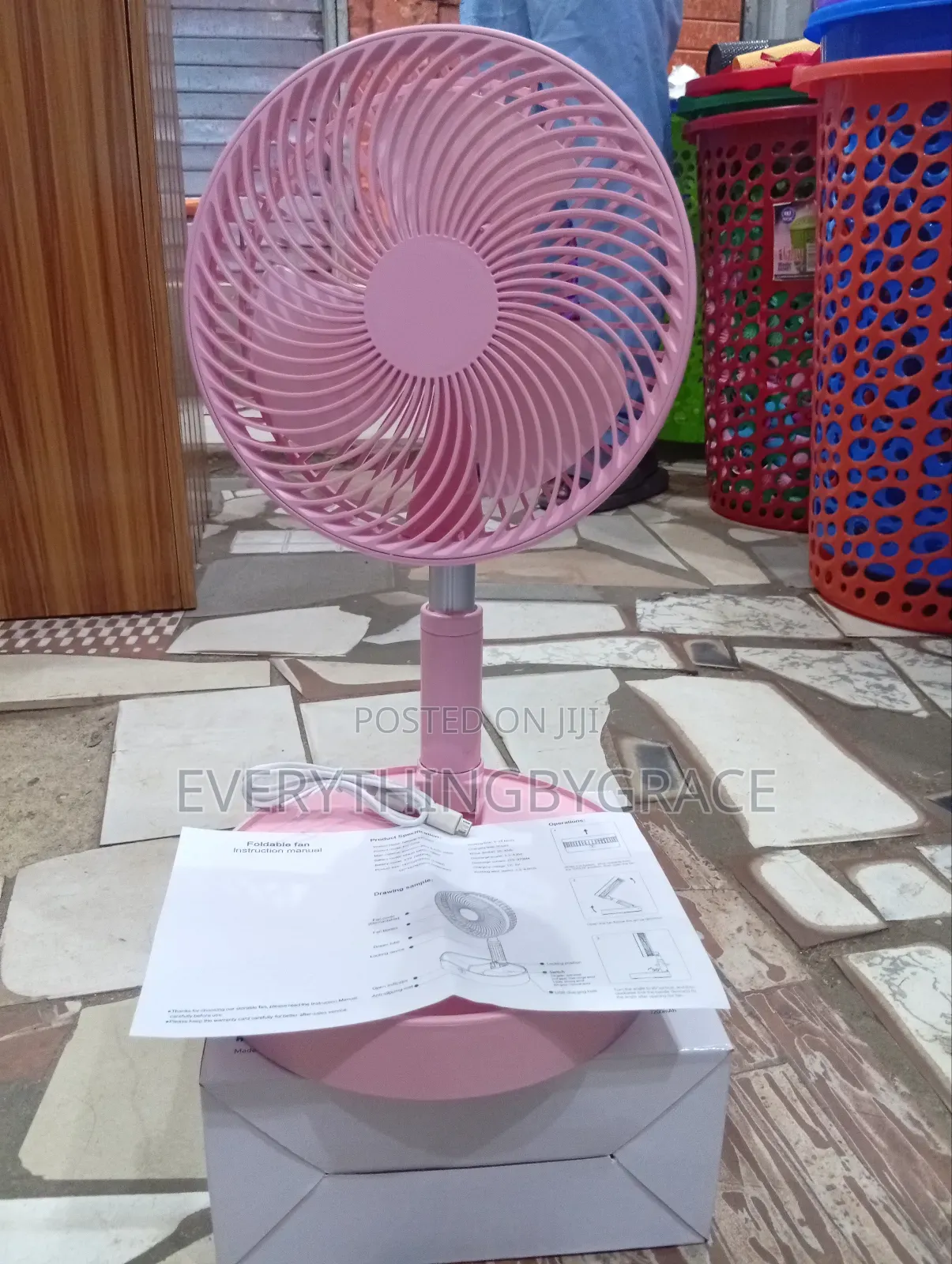 Adjustable Fan Windwaver Ventilator Mit Akku/Usb. 180° in Lagos Island ...