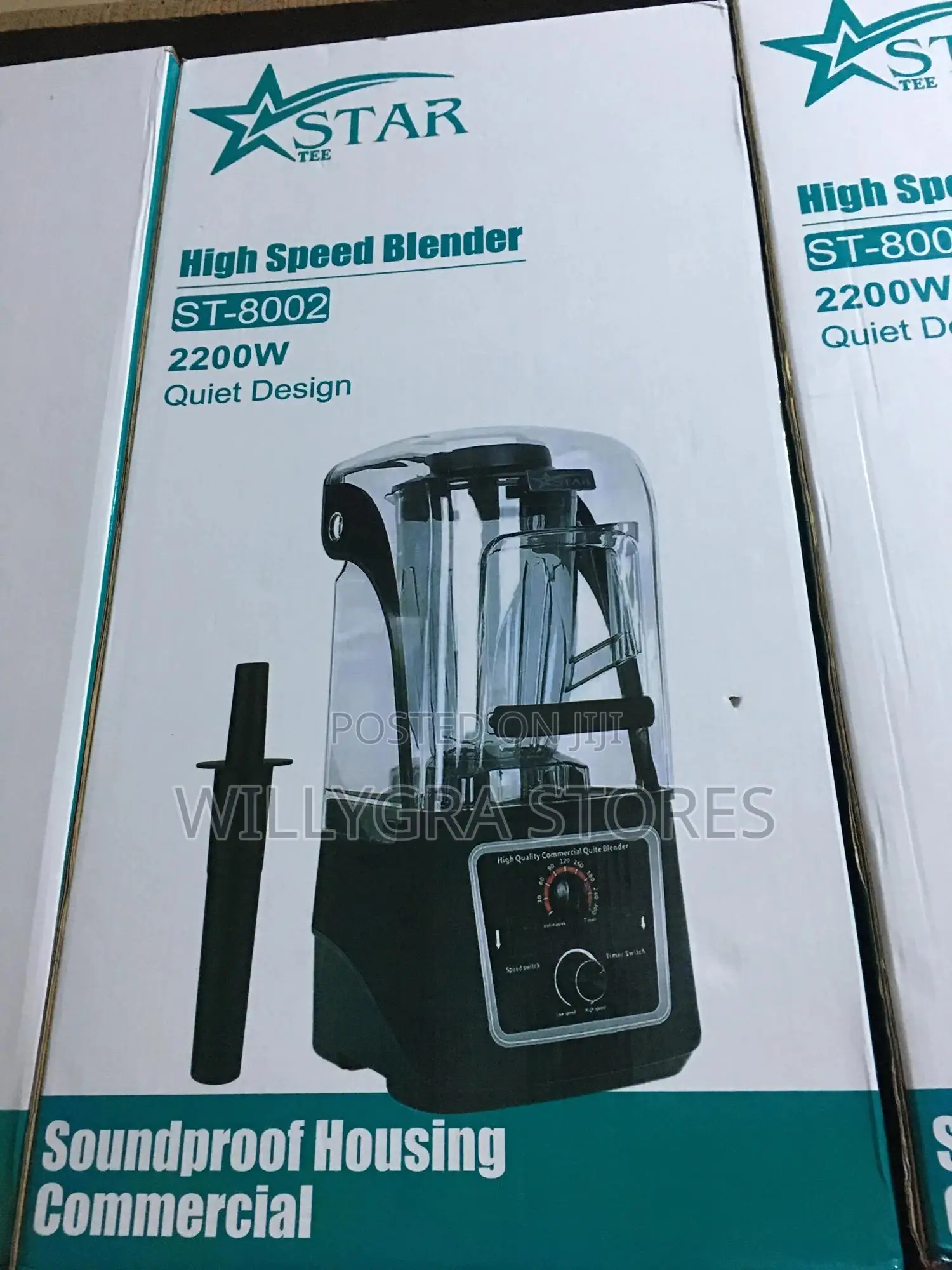 Star Tee St-8002 High Speed Blender With Sound Proof Cover in Ikeja ...