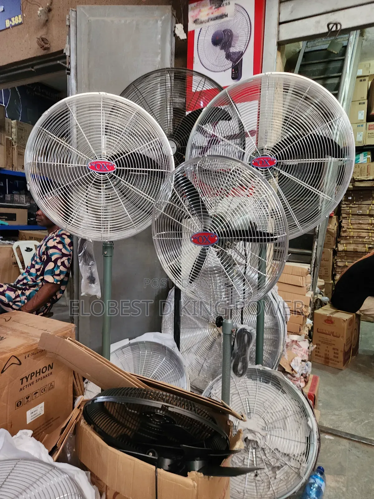 20inches Original Ox Industrial Standing Fan With Copper Coil. for sale ...