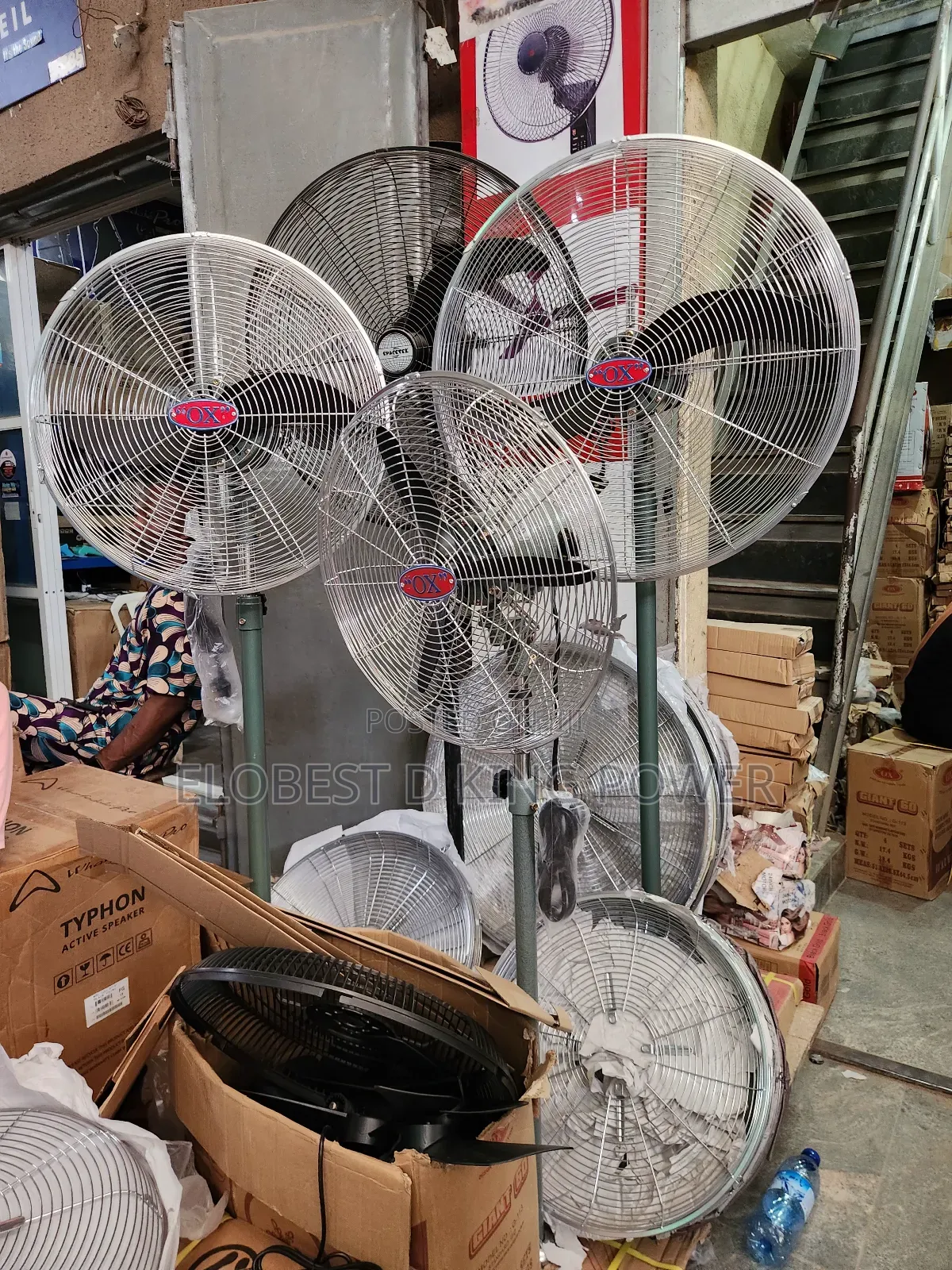 Ox Industrial Standing Fan 18inches Copper Coil Silver in Ajah - Home ...