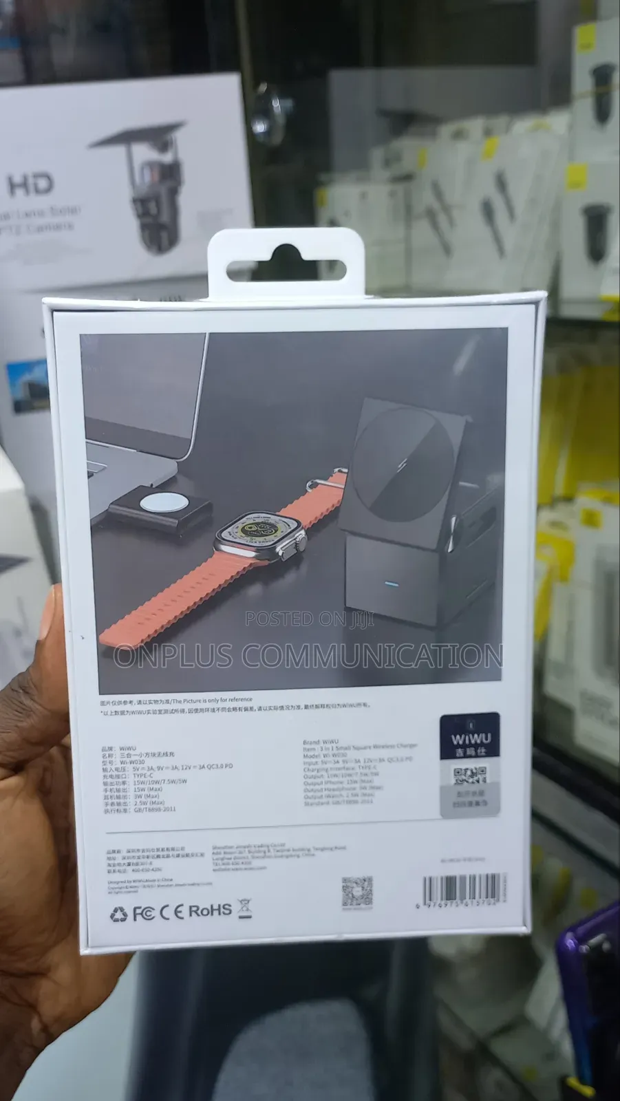 Wiwu Wi-W030 Small Square 3-in-1 Wireless Charger in Ikeja ...