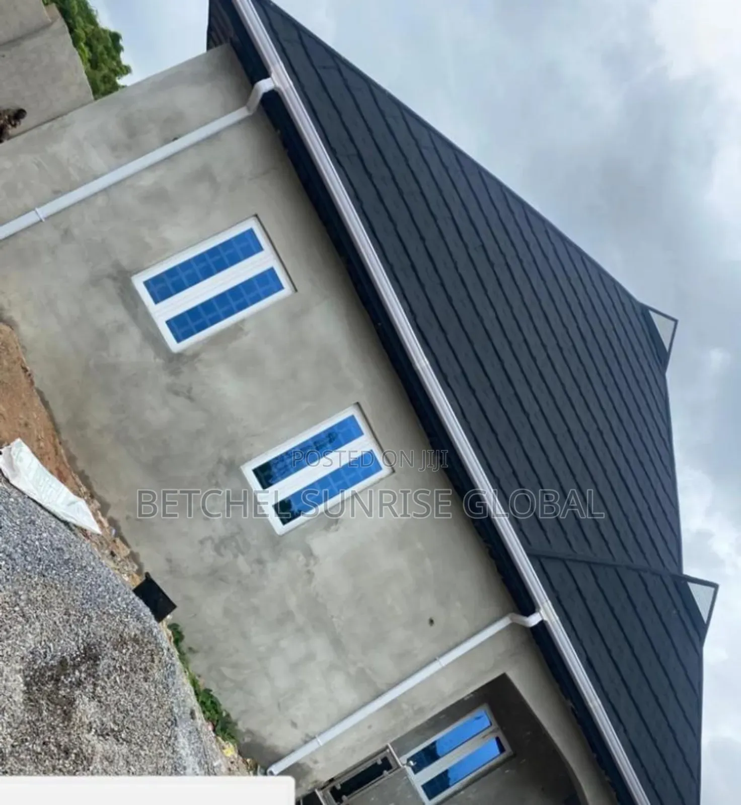 PVC Gutter White Color and Gerald Roof in Agbara-Igbesan - Building ...