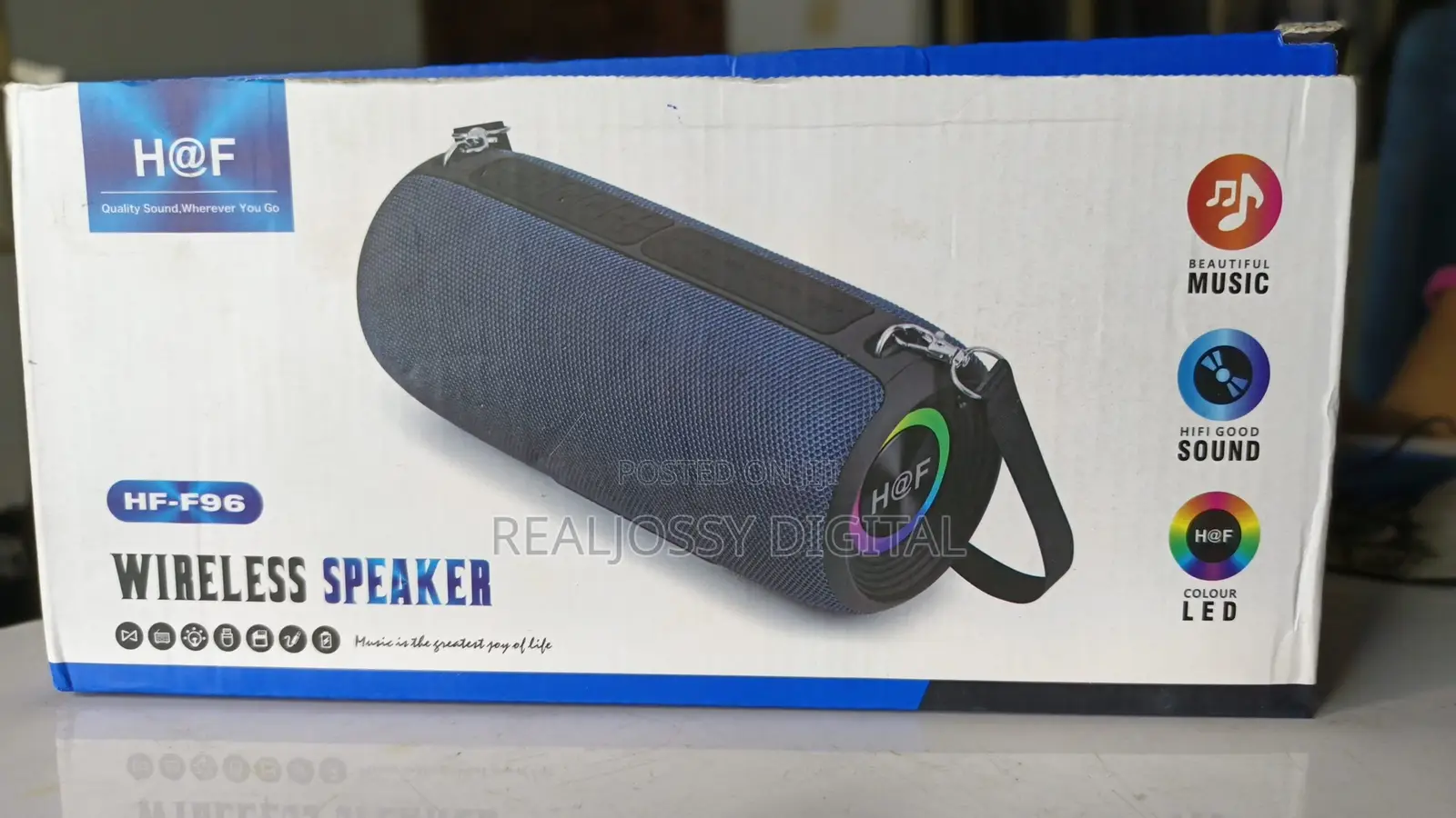 Hf-96 Portable Wireless Bluetooth Speaker in Abule Egba - Audio & Music Equipment, Realjossy ...