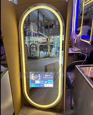 Luxury Oval Smart Led Mirror With Display Screen in Orile - Home ...