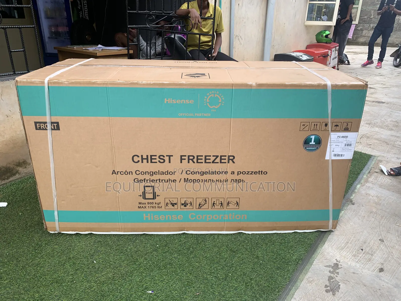 Hisense Fc-66dd Chest Freezer With Removable Storage Basket in Orile ...