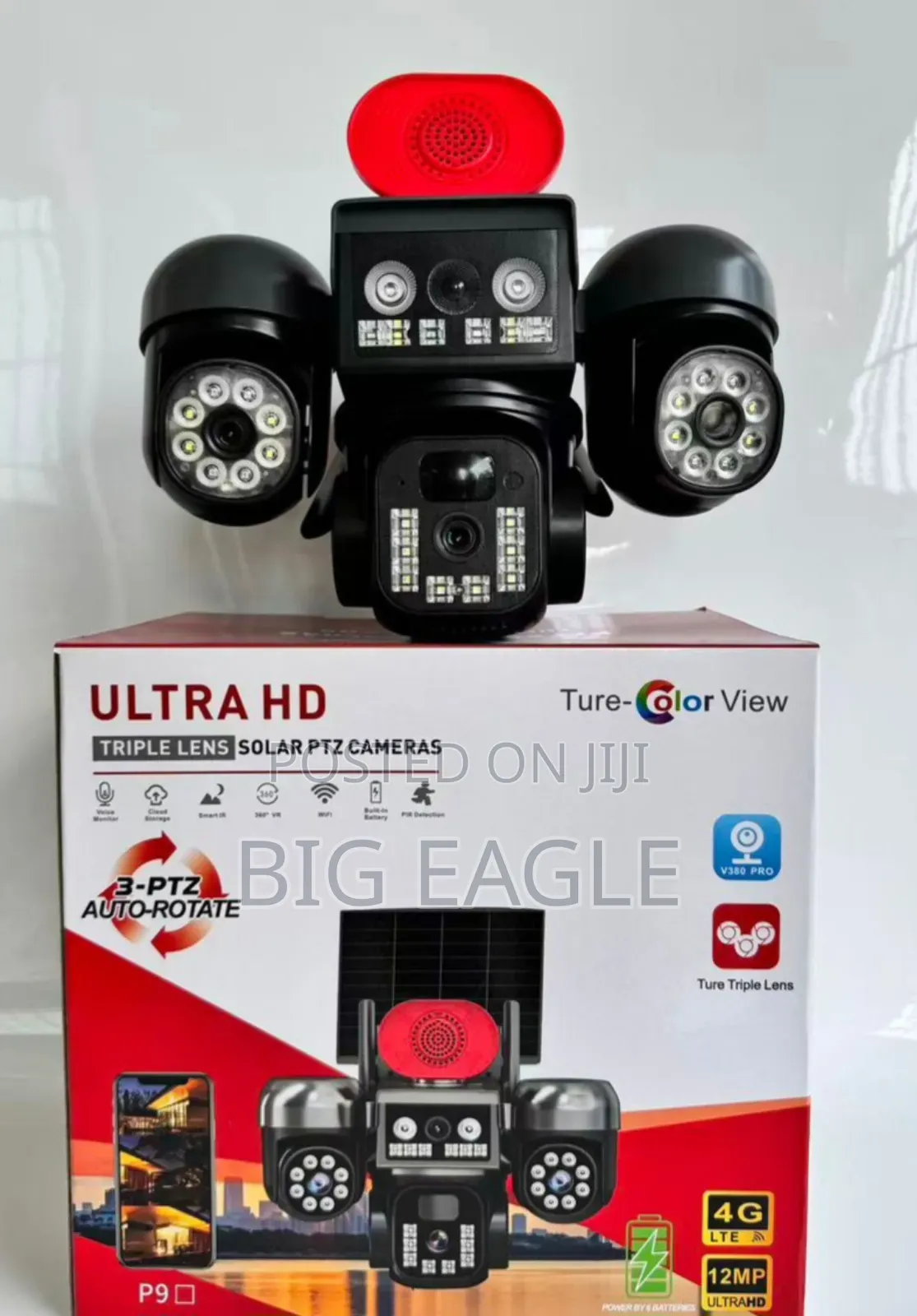 CCTV Solar Powered Dual Lens PTZ CCTV Camera in Owerri - Security ...