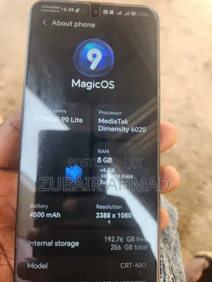 Honor 90 Lite 256 GB Black in Dei-Dei - Mobile Phones, Zubair Ahmad ...