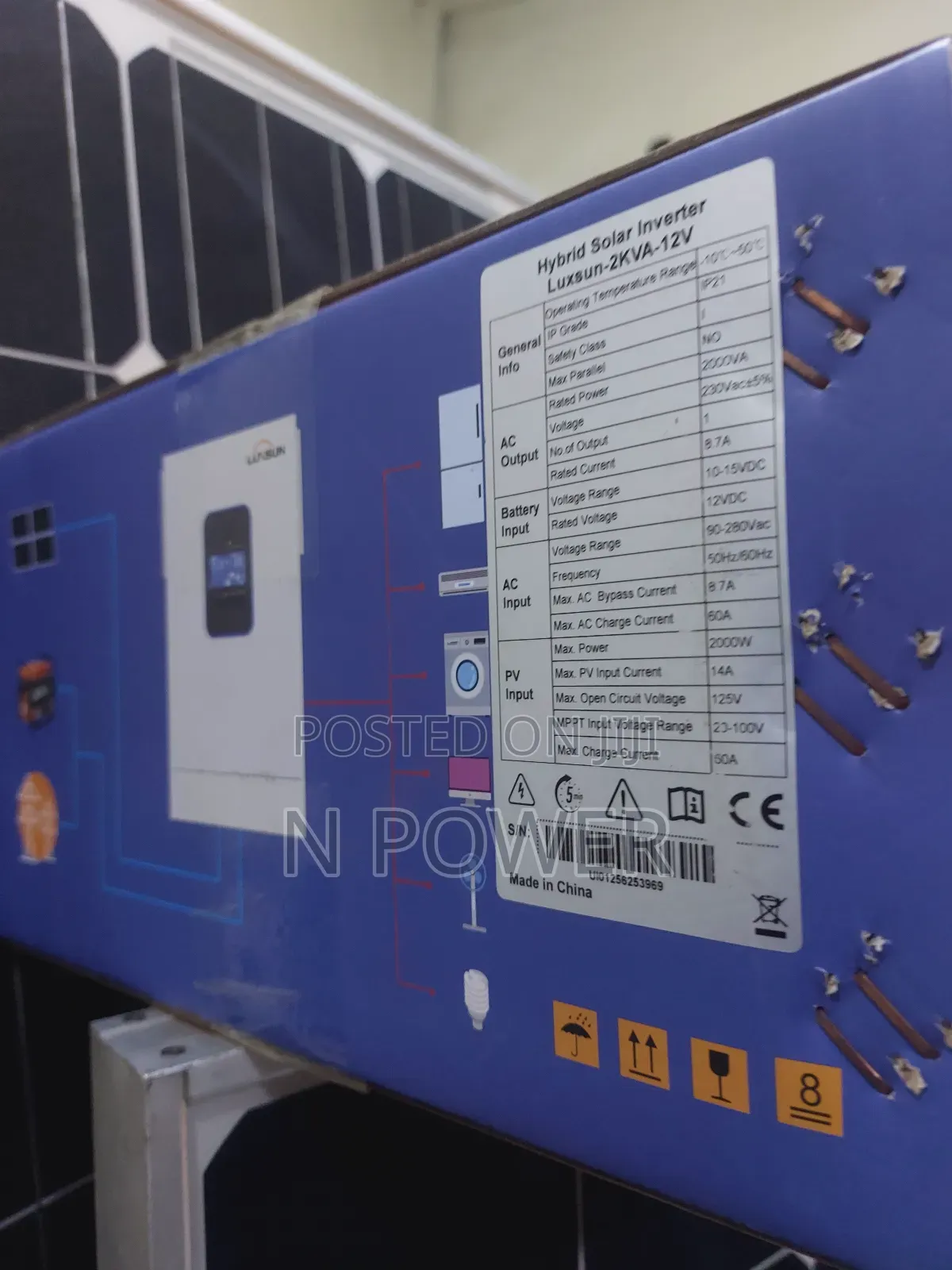 Lexsun Solar Hybrid Inverter 2kva/12v in Ojo - Electrical Equipment, N Power Mega Solar Limited ...