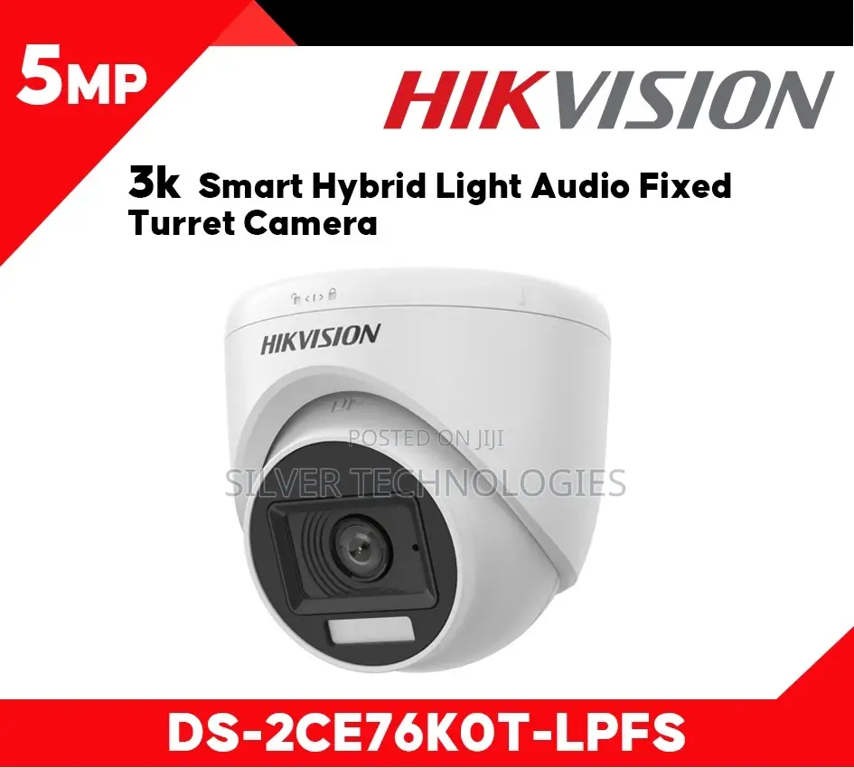 Hikvision 5mp Audio Dome Camera – Ds-2ce76k0t-lpfs (2.8mm) for sale ...