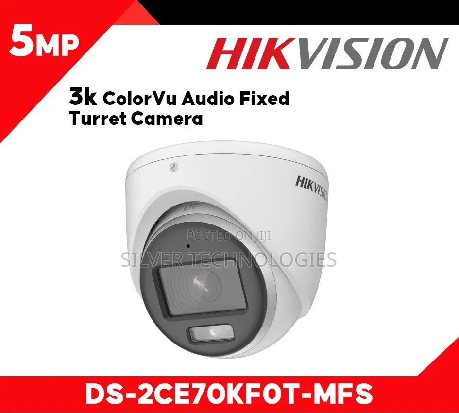 Hikvision 5mp Audio Dome Camera – Ds-2ce70kf0t-PFS (2.8mm) don siyarwa ...