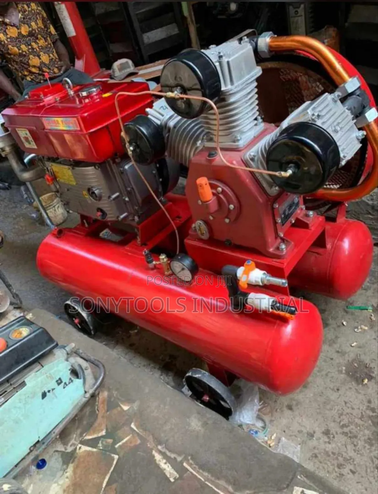 3 Cylinder Compressor Double Tank in Ikoyi - Manufacturing Equipment ...