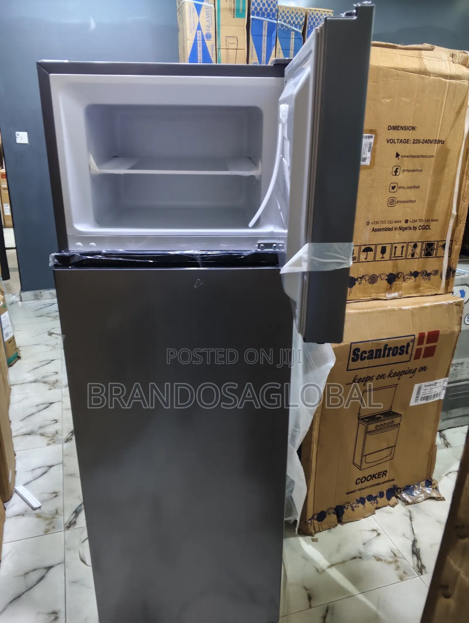 Hisense Ref-240dr 240l Double Door Fridge With Fresh Zone in Isolo - Kitchen Appliances ...