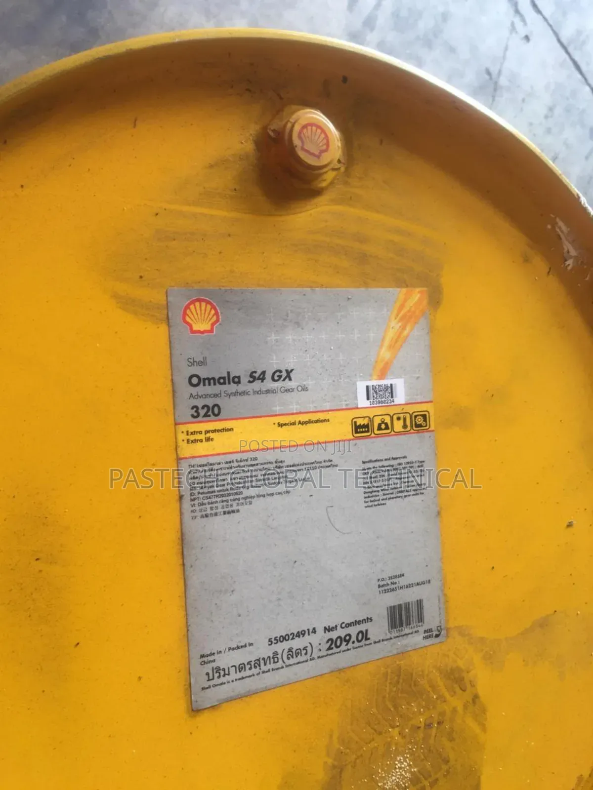 Shell Omala S4 Gx 320 // Industrial Synthetic Gear Oil for sale ...