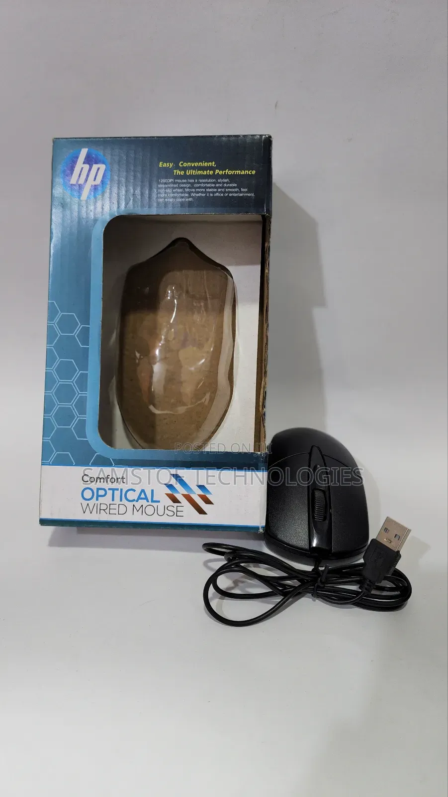 Hp Comfort Optical Wired Mouse. in Ibadan - Computer Accessories ...