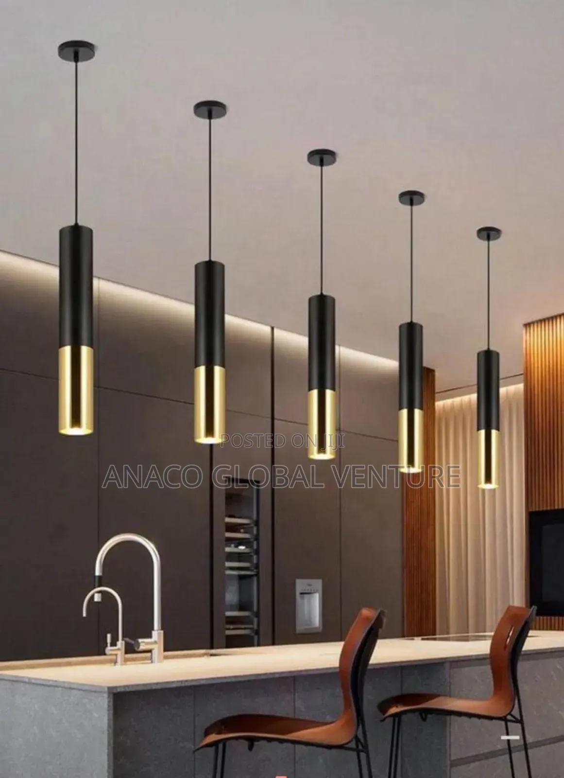 Led Single Dropping Light Black and Gold Design for sale - ANACO GLOBAL ...