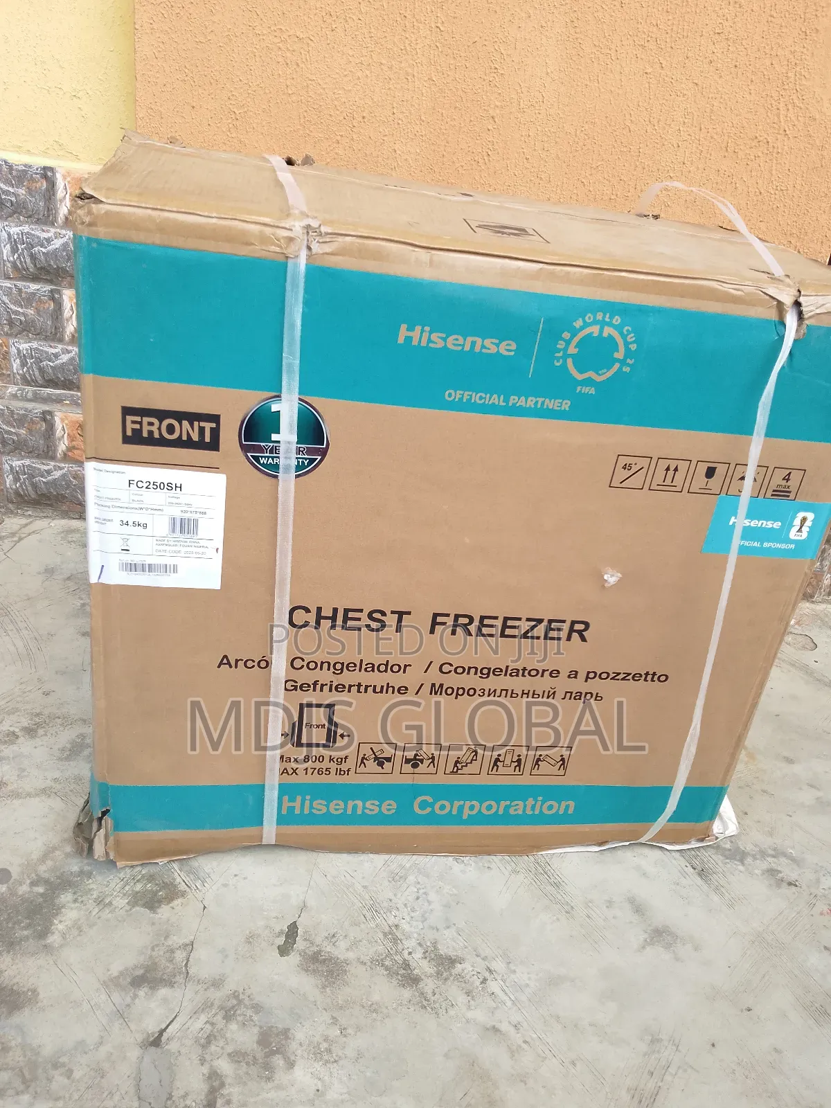 Original Hisense Compact Single Door Chest Freezer -Black in Lekki ...